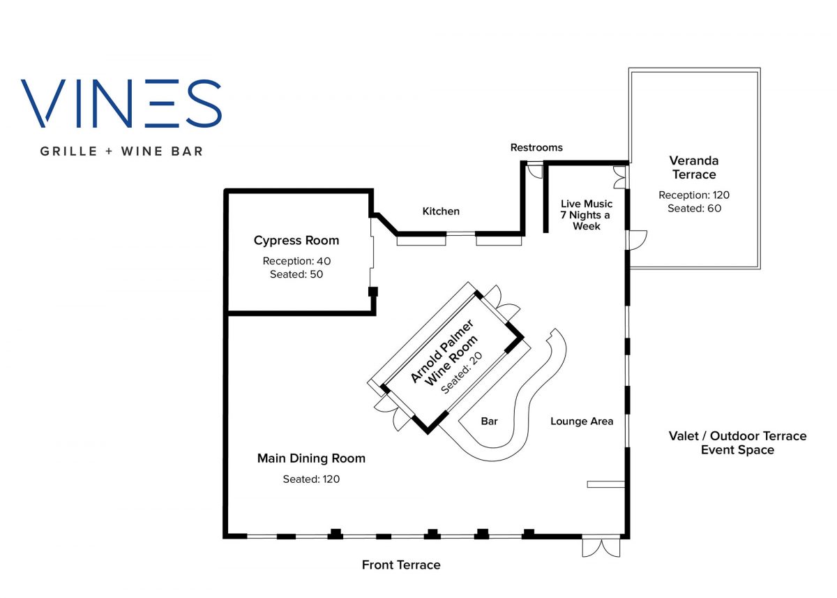 Orlando Corporate & Executive Dining & Events Venue - Vines Grille